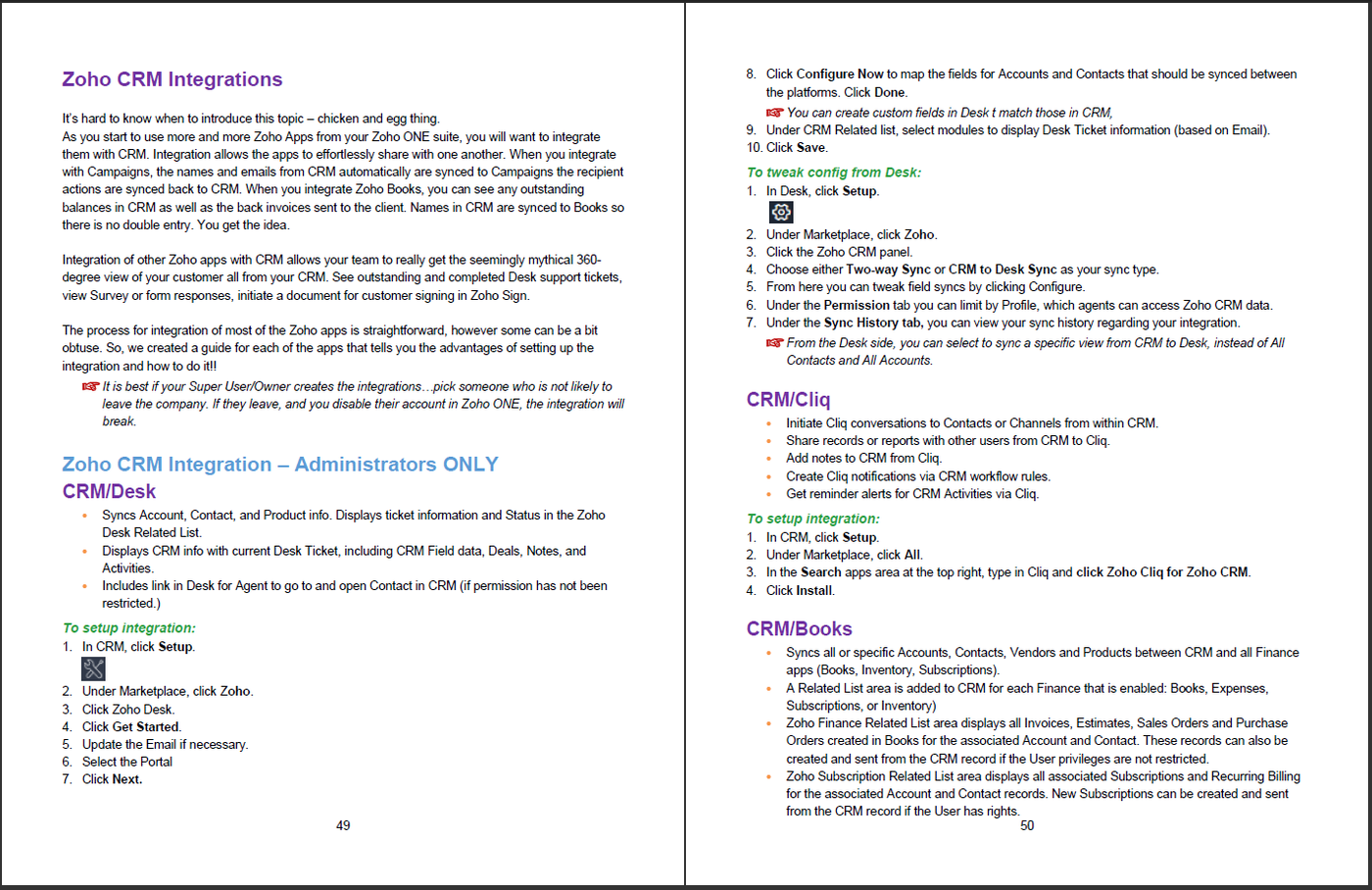 Zoho ONE Quick Study Guide